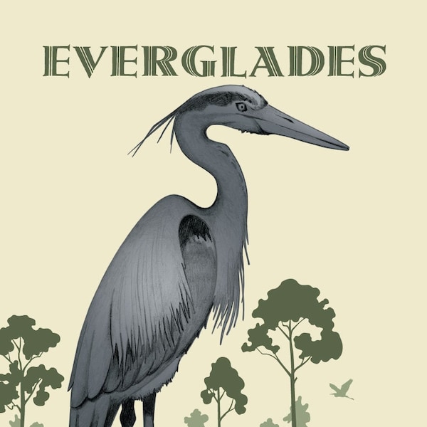 Everglades National Park Vintage Poster - Etsy