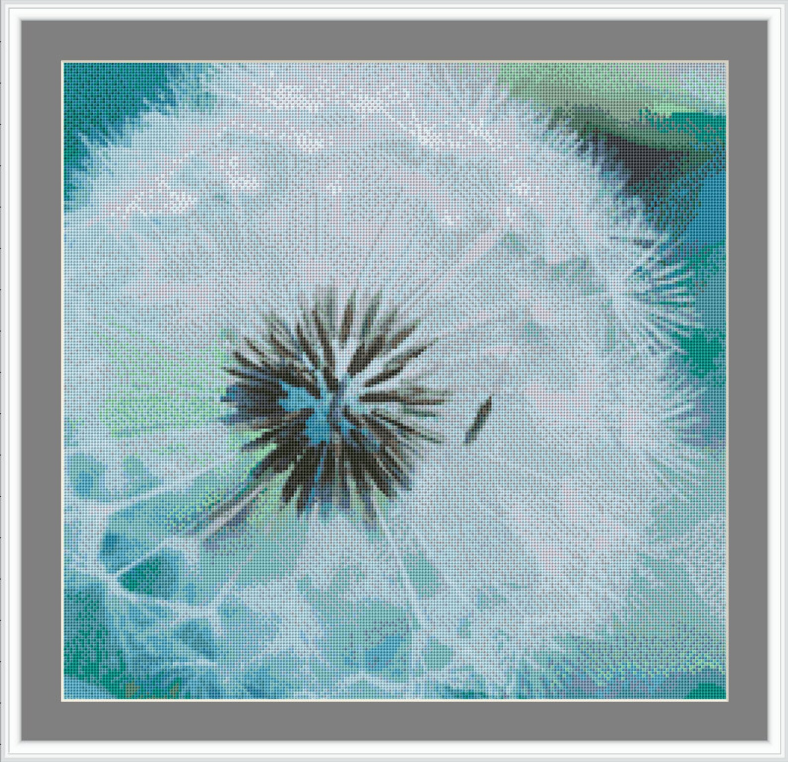 Dandelion Cushion Sofa PDF (pattern for Cross Stitch and Embroidery ...
