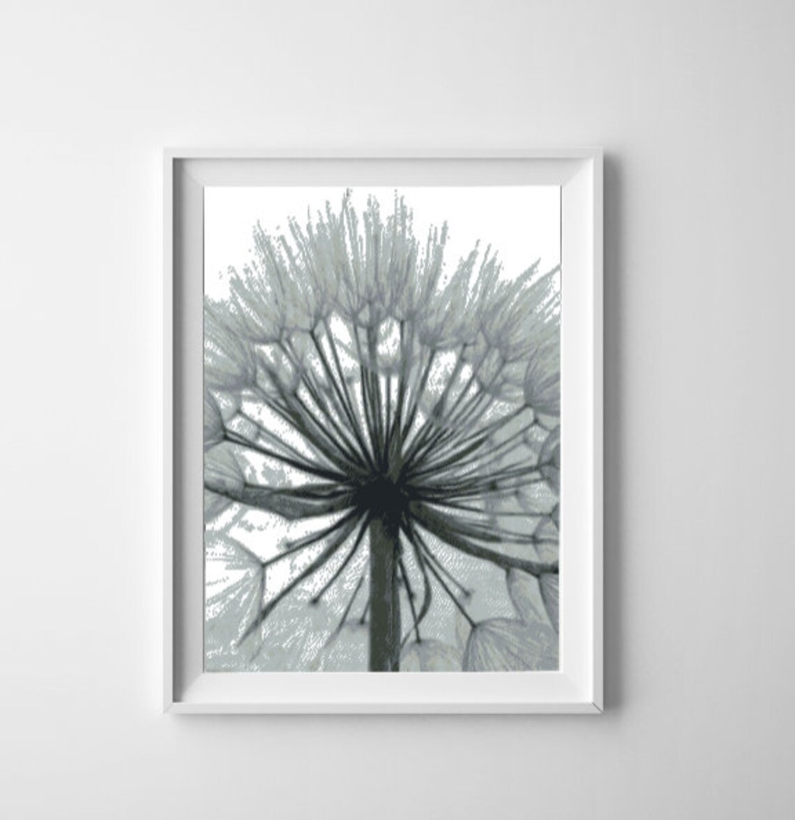 Dandelion 8 Cross Stitch Pattern. Cross Stitch. Counted Cross Stitch ...