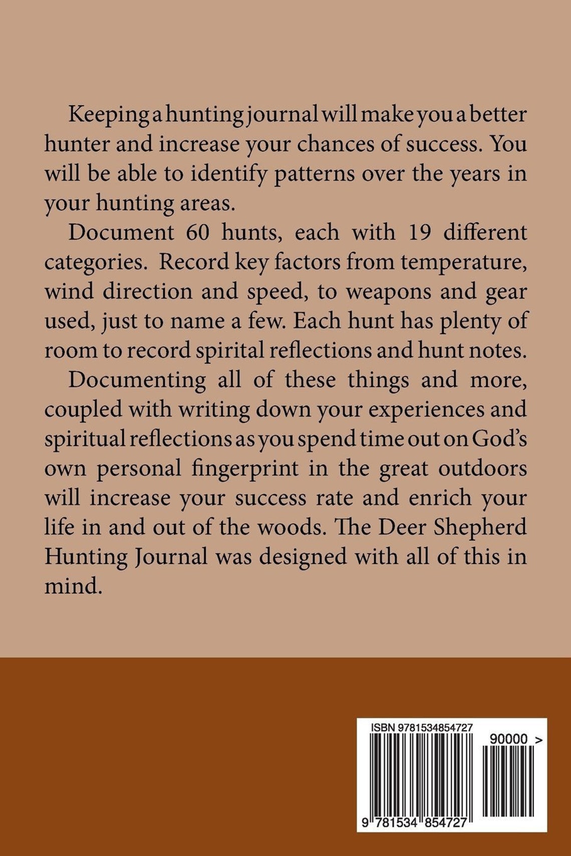 The Deer Shepherd Hunting Journal Outdoor and Hunting Journal | Etsy