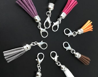 Leather zipper pull | Etsy