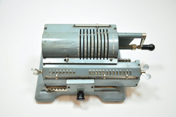 Vintage Original Manual Calculator Feliks M Mechanical - Etsy
