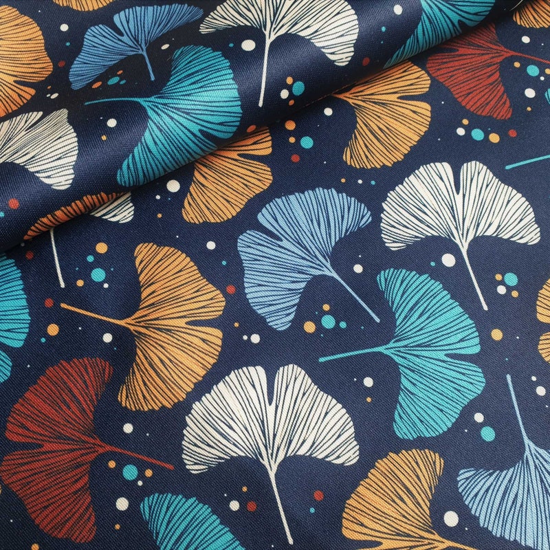 Ginkgo Leaf Fabric - Etsy