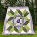 Lilac Love, PDF Quilt Pattern, Large Quilt, Original Design, Negative ...