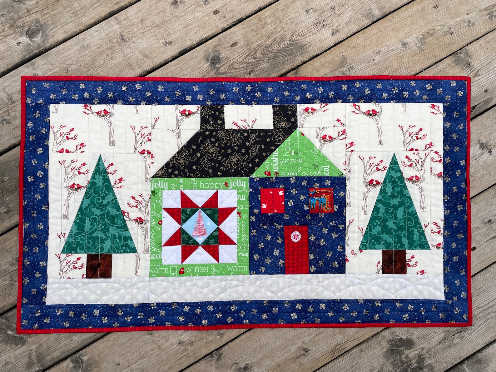 Rainbow Neighbourhood, PDF Quilt Pattern, Throw, Twin, Simple, Original ...