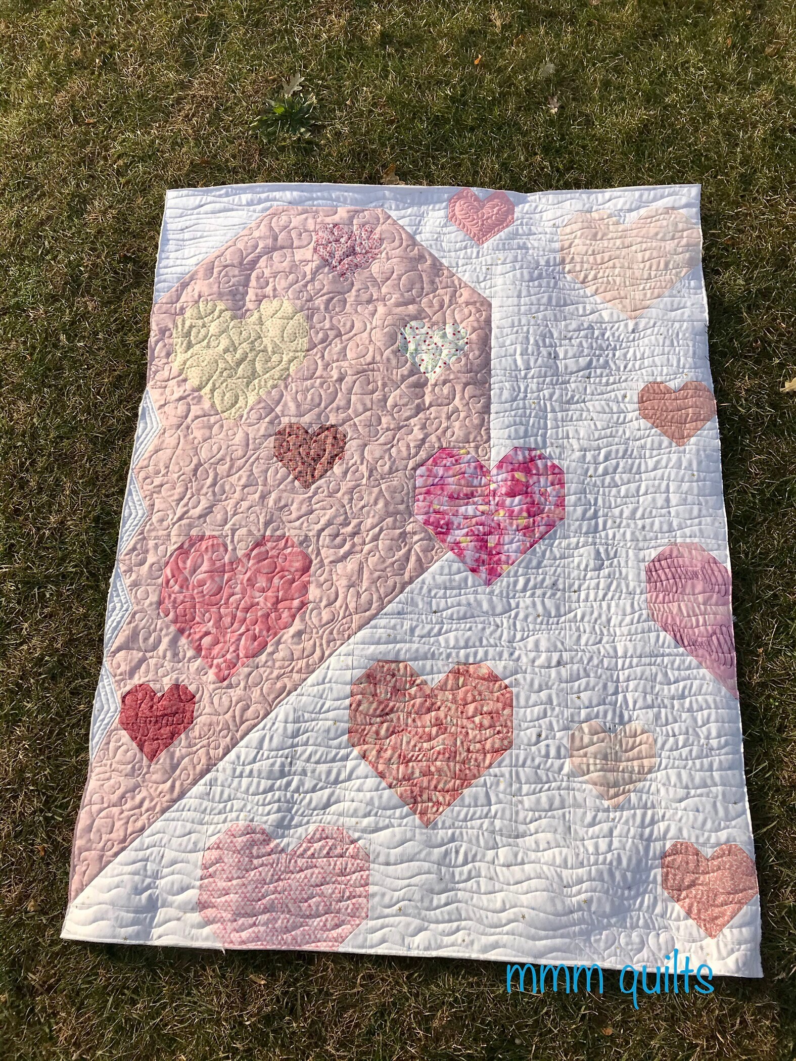 Grace PDF Quilt Pattern Throw Quilt Twin Quilt Modern - Etsy