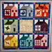 Rainbow Neighbourhood, PDF Quilt Pattern, Throw, Twin, Simple, Original ...