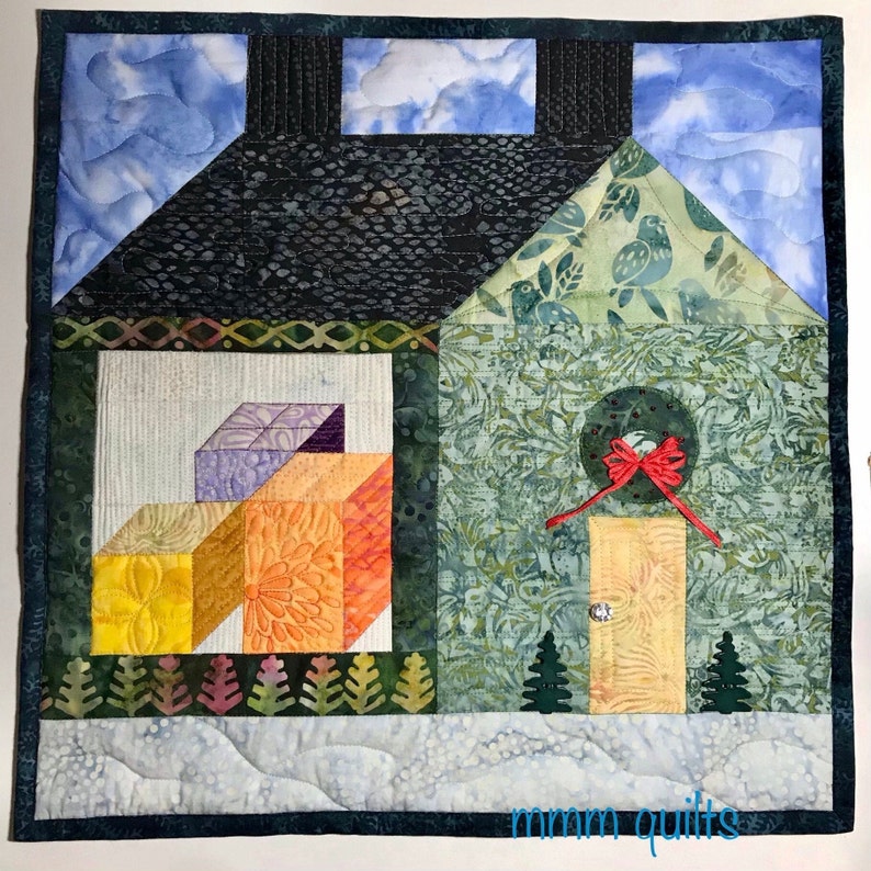 House Block, PDF Quilt Pattern, 3D Pattern, Modern, Pattern, Easy Quilt ...