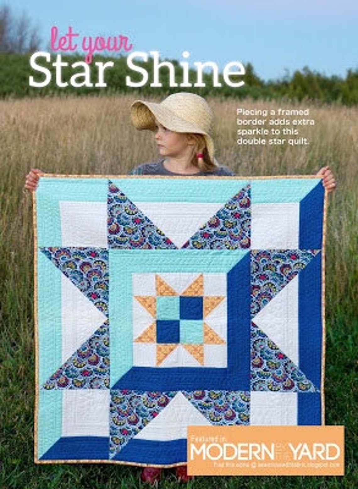 Let Your Star Shine PDF Quilt Pattern Modern Quilt Baby - Etsy