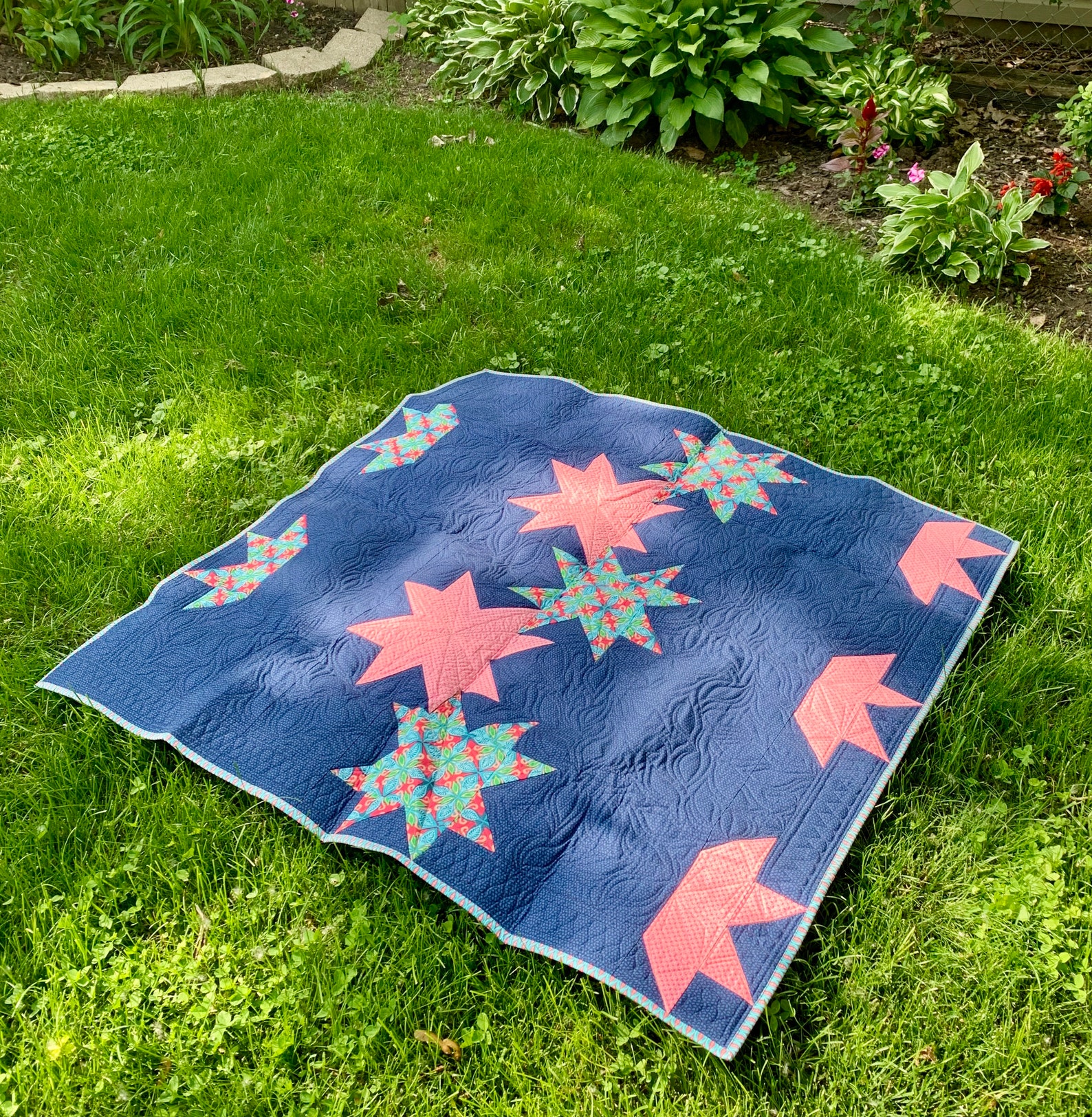 Stars Aligned PDF Quilt Pattern Throw Quilt Modern Quilt - Etsy Canada