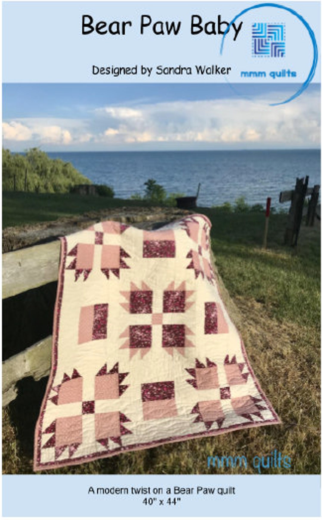 Bear Paw Baby PDF Quilt Pattern Modern Quilt Modern Baby - Etsy