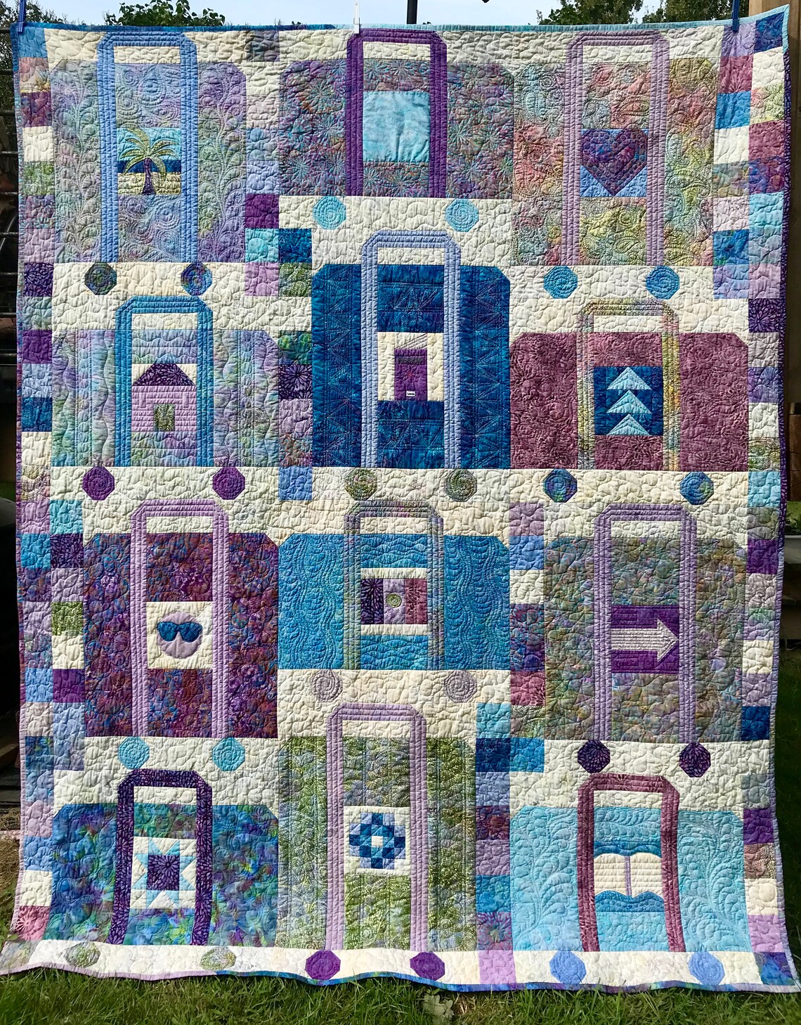 Oh, the Places You'll Go PDF Quilt Pattern, Throw Quilt, Modern ...