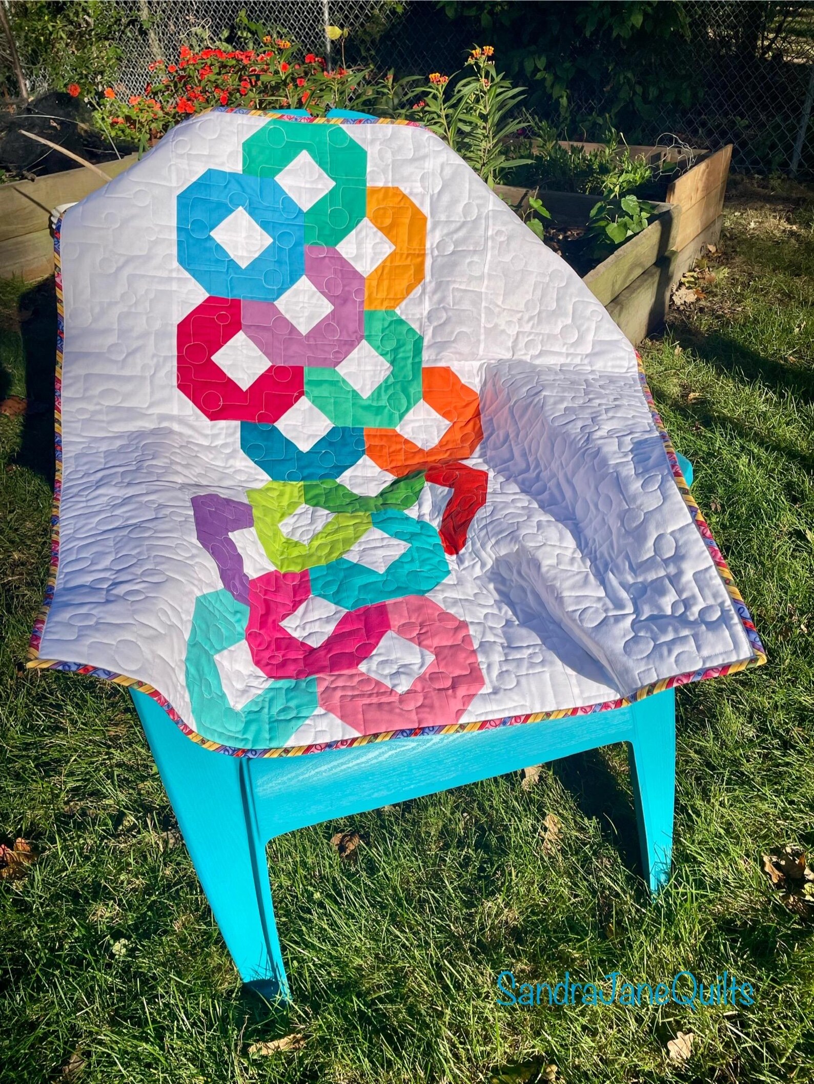 Sunset Strip, PDF Quilt Pattern, Throw Quilt, Baby Quilt, Simple Quilt ...
