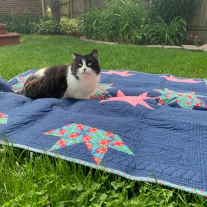 Stars Aligned - PDF Quilt Pattern, Throw Quilt, Modern Quilt, Modern ...