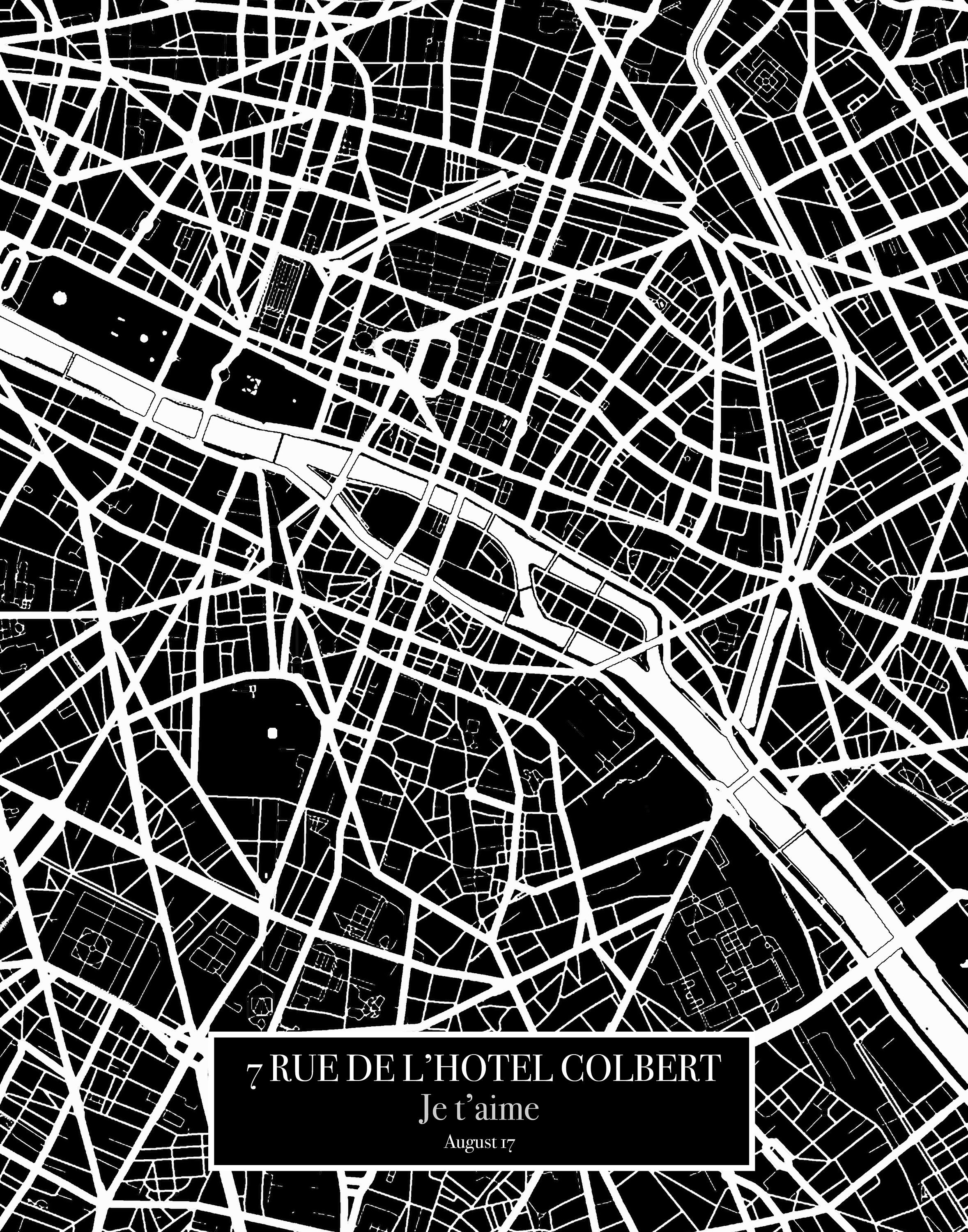 Custom Engraved Street Map Art Any City | Etsy