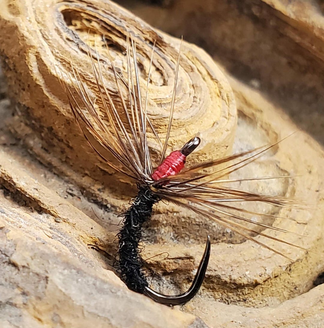 Dark Sakasa Kebari - Tenkara Trout Flies - Etsy