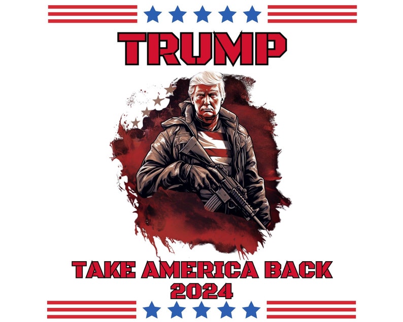 Trump 2024 Svg, Trump Svg Png, Trump Flag Png, July 4th Svg, Distressed ...