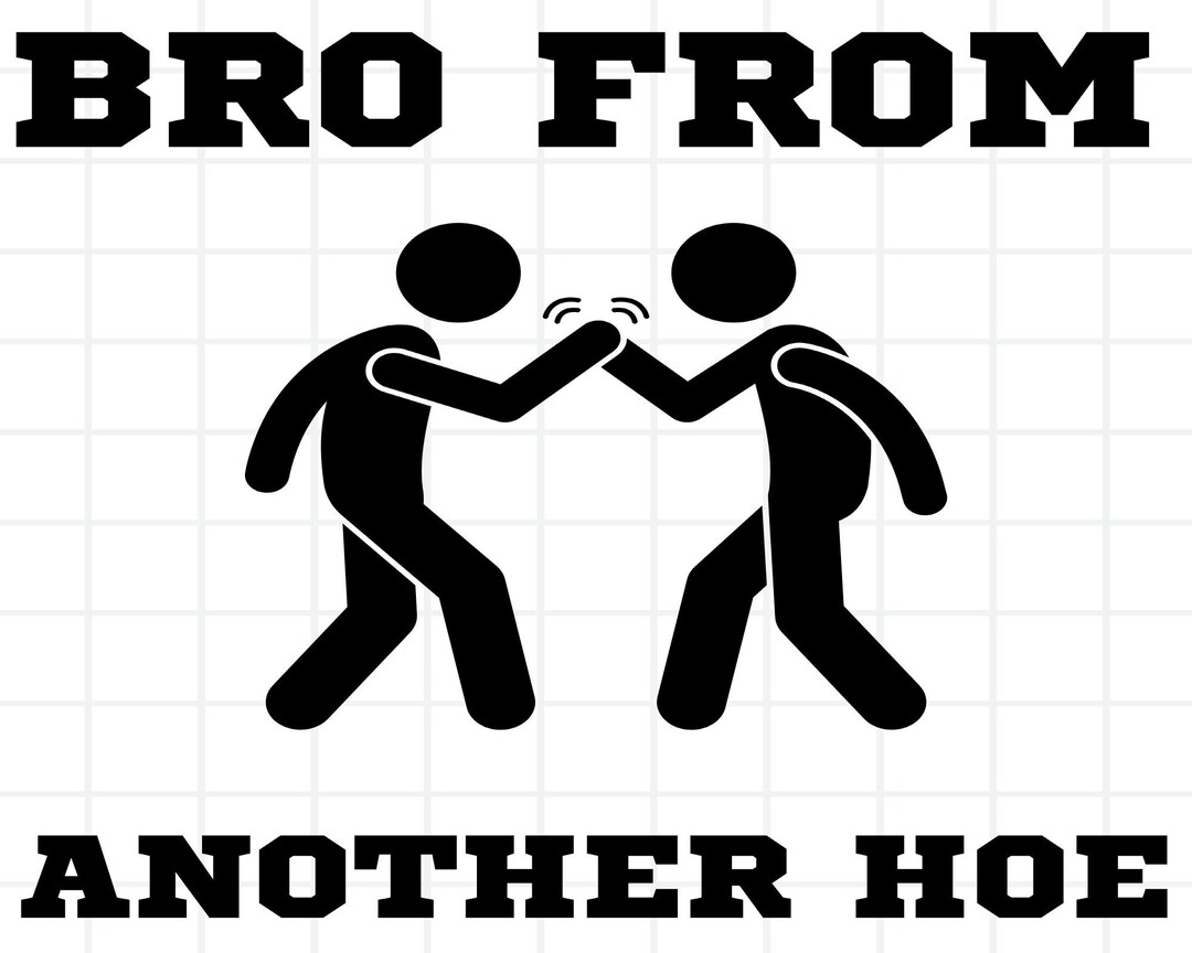 Bro From Another Hoe Svg, Gift Png, Usa Flag Svg, Eye-catching Unique ...
