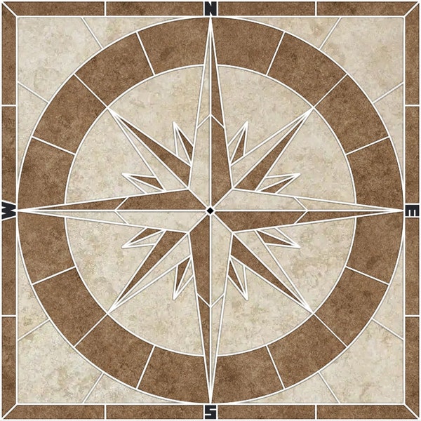 Tile Mosaic Medallion - Etsy