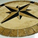 Tile Mosaic Medallion Natural Stone Mariners Compass Rose - Etsy