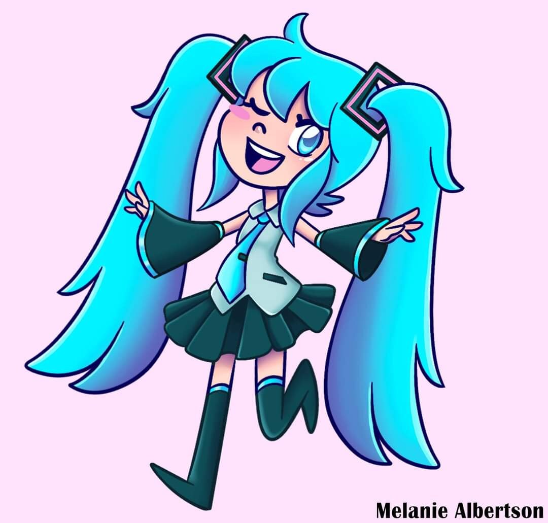 Hatsune Miku Print 5x7 - Etsy