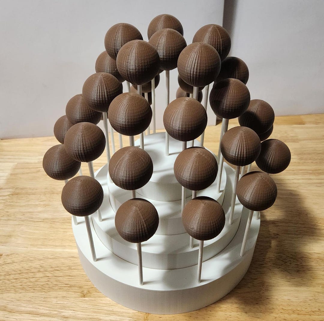 Collapsible Cake Pop Tower That Holds 3 Dozen Cake Pops - Etsy