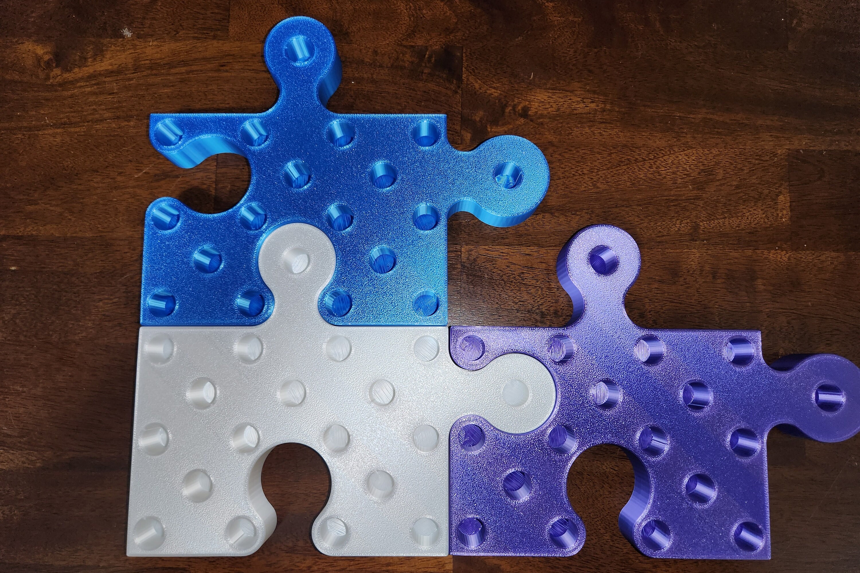 18 Hole Pretzel Rod Stand Puzzle Pieces - Etsy