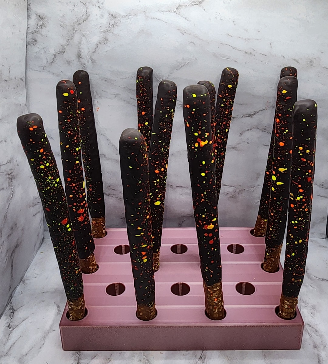 18 Hole Pretzel Rod Stand - Etsy