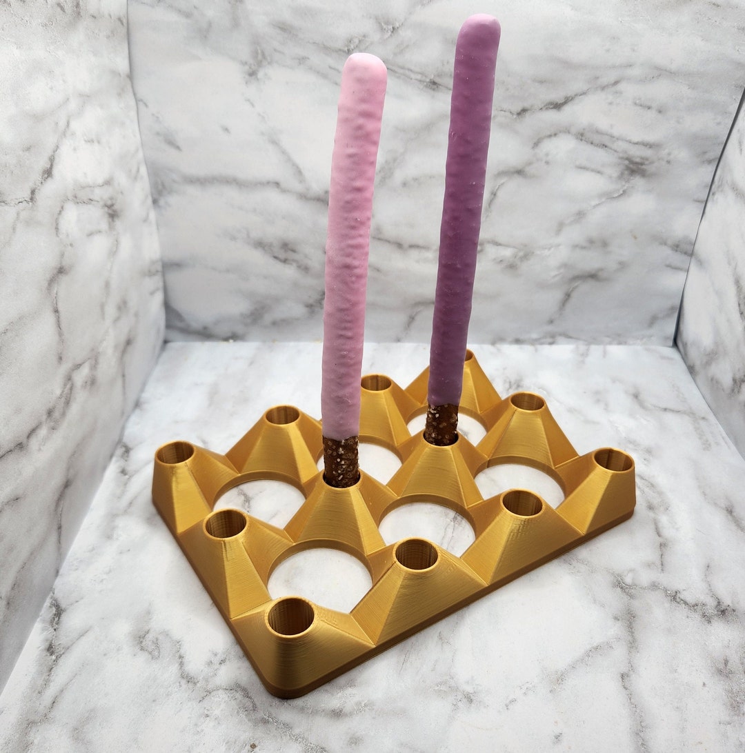 12 Hole Volcano Pretzel Rod Stand - Etsy