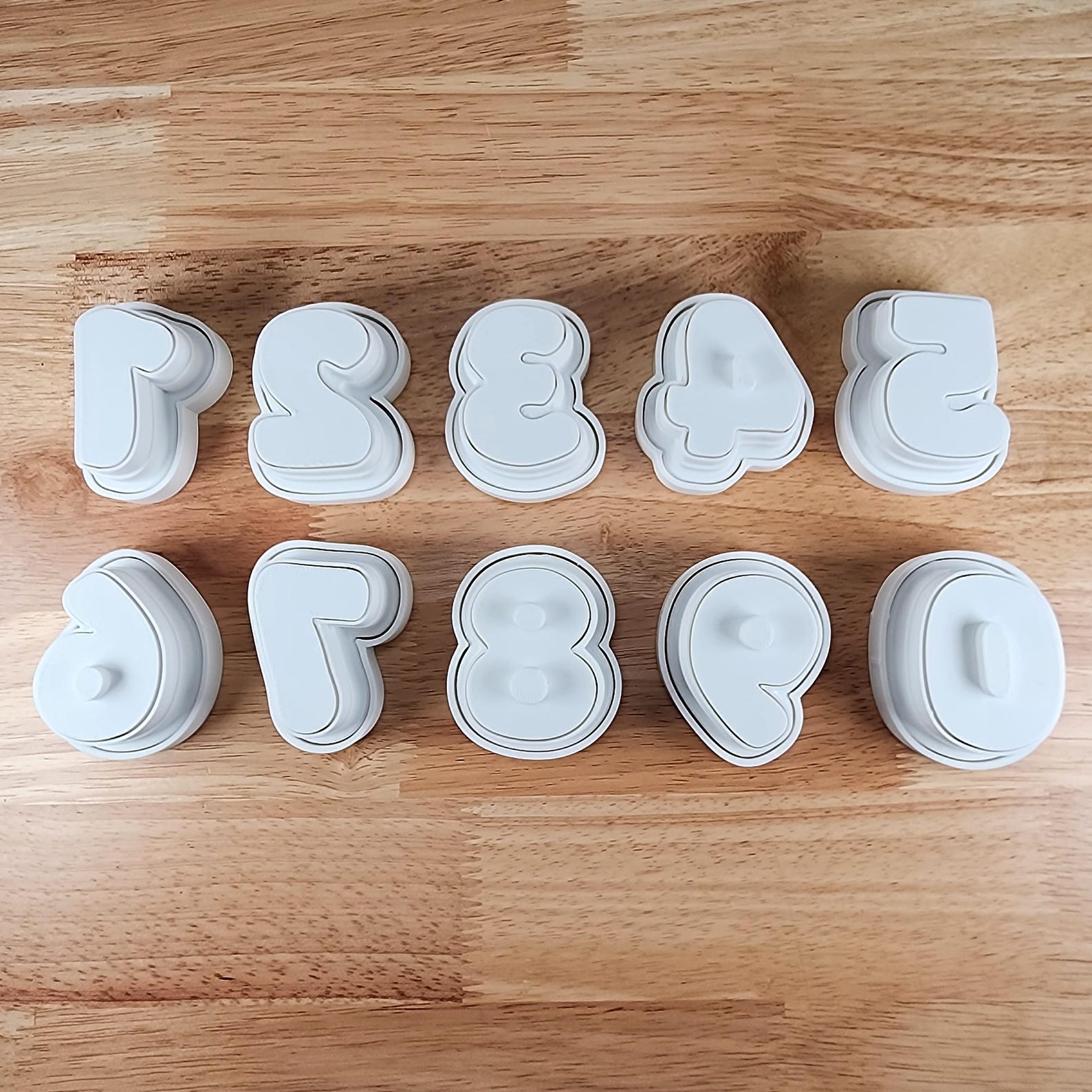 Number Cake Pop Cutters & Indent Press Set – Create Perfect Number Cake ...
