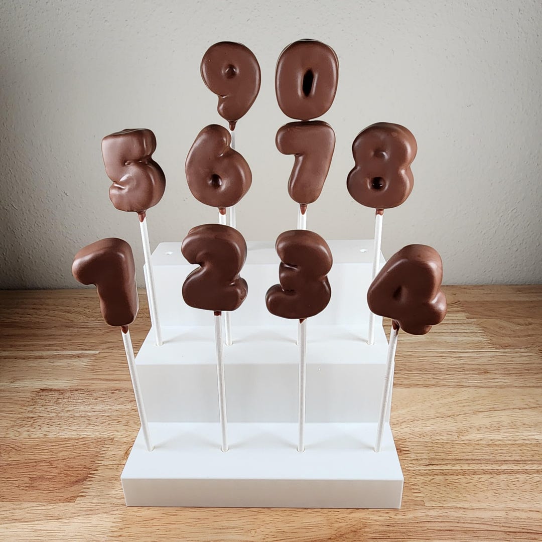 Number Cake Pop Cutters & Indent Press Set – Create Perfect Number Cake ...