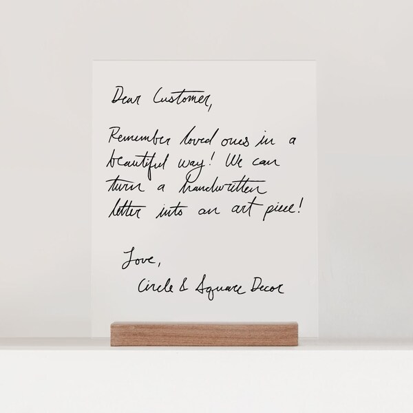 Handwritten Gift - Etsy