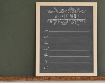 Dry Erase Menu Board | Etsy