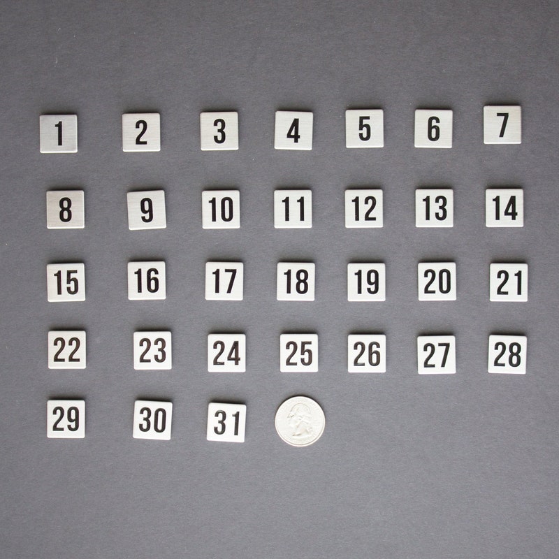 Number Magnets - Etsy