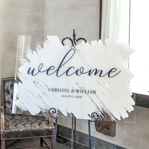 Plexiglass Wedding Sign - Etsy
