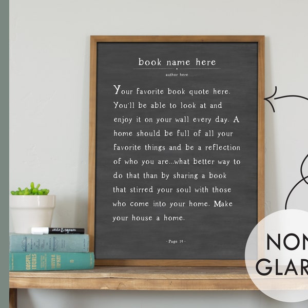 Custom Quote Frame - Etsy