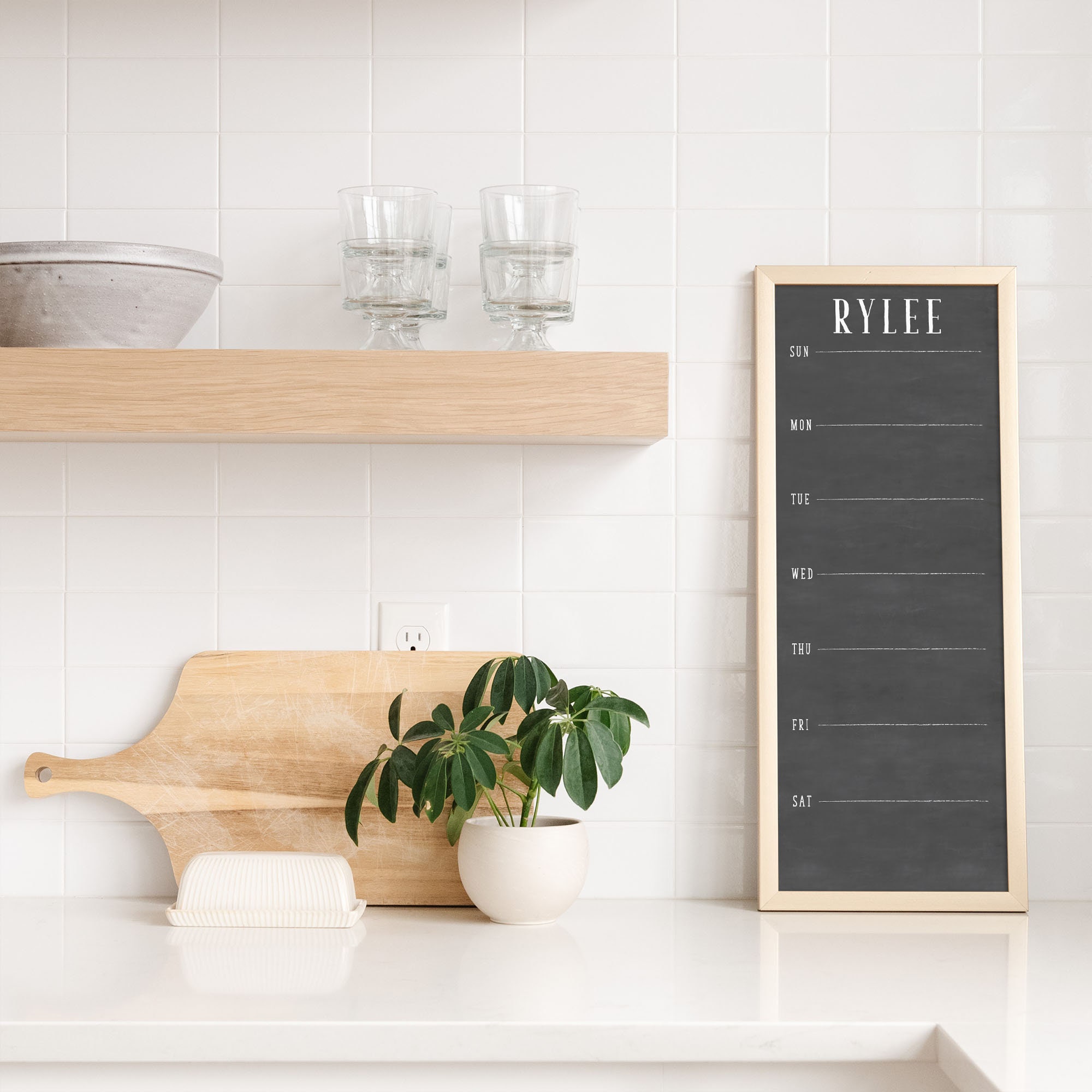 Personalized Weekly Calendar Personalized Weekly Schedule - Etsy