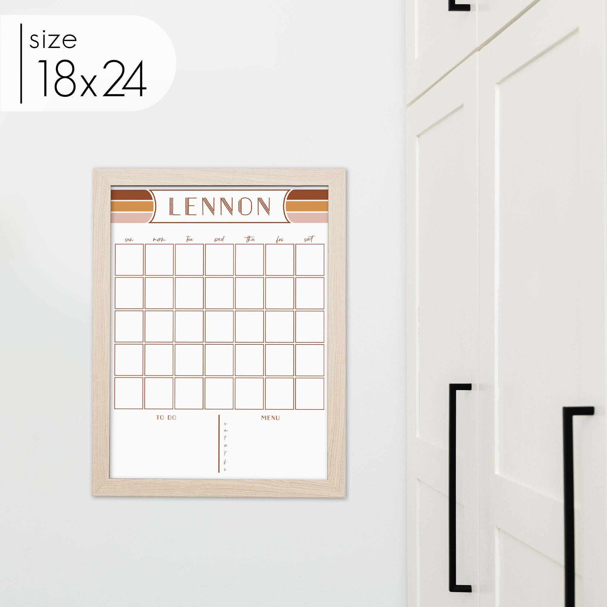 Framed Wall Calendars Refill