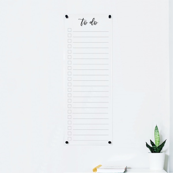 Erasable to Do List - Etsy