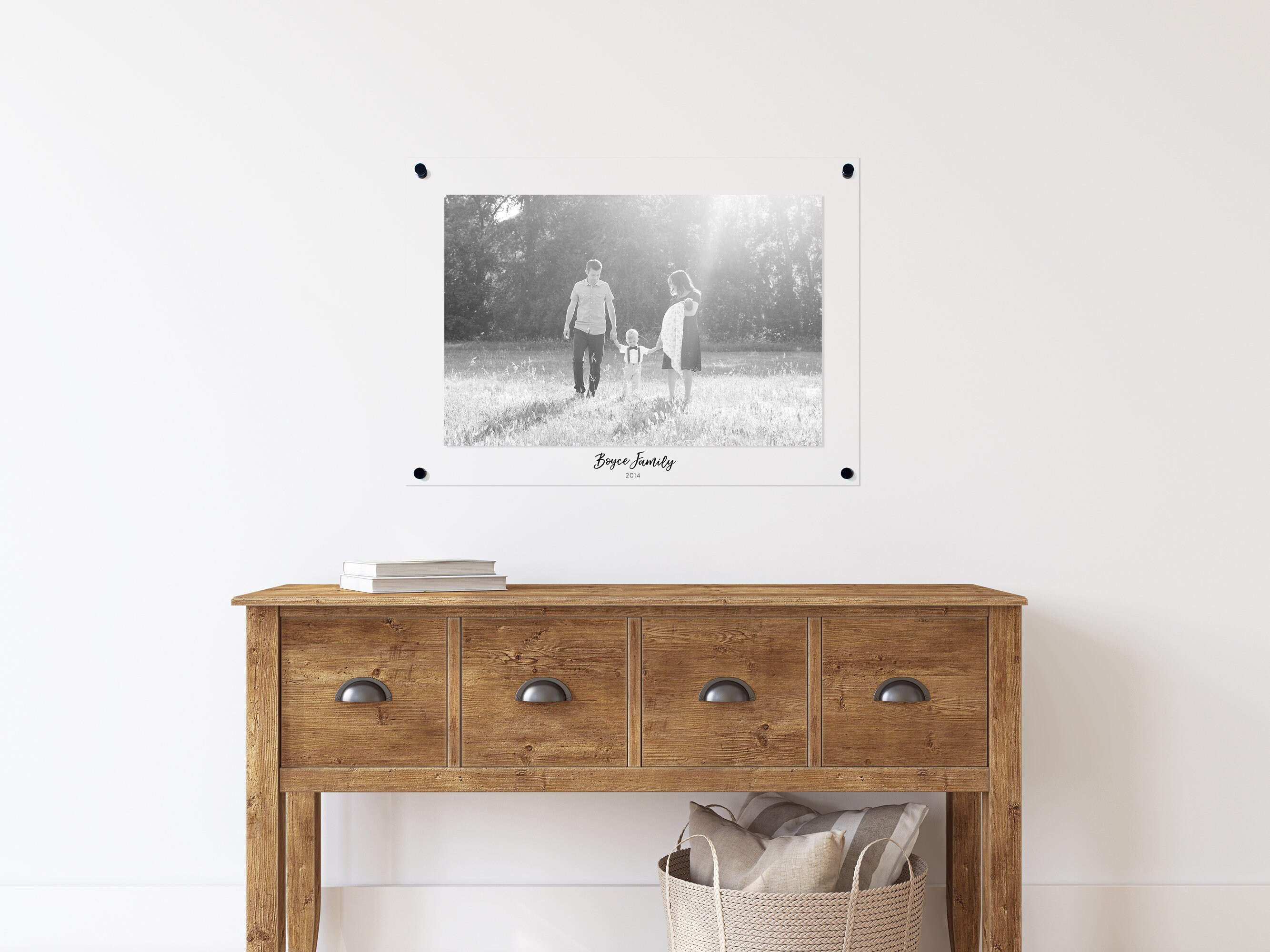 Personalized Acrylic Picture Frame Floating Acrylic Frame - Etsy