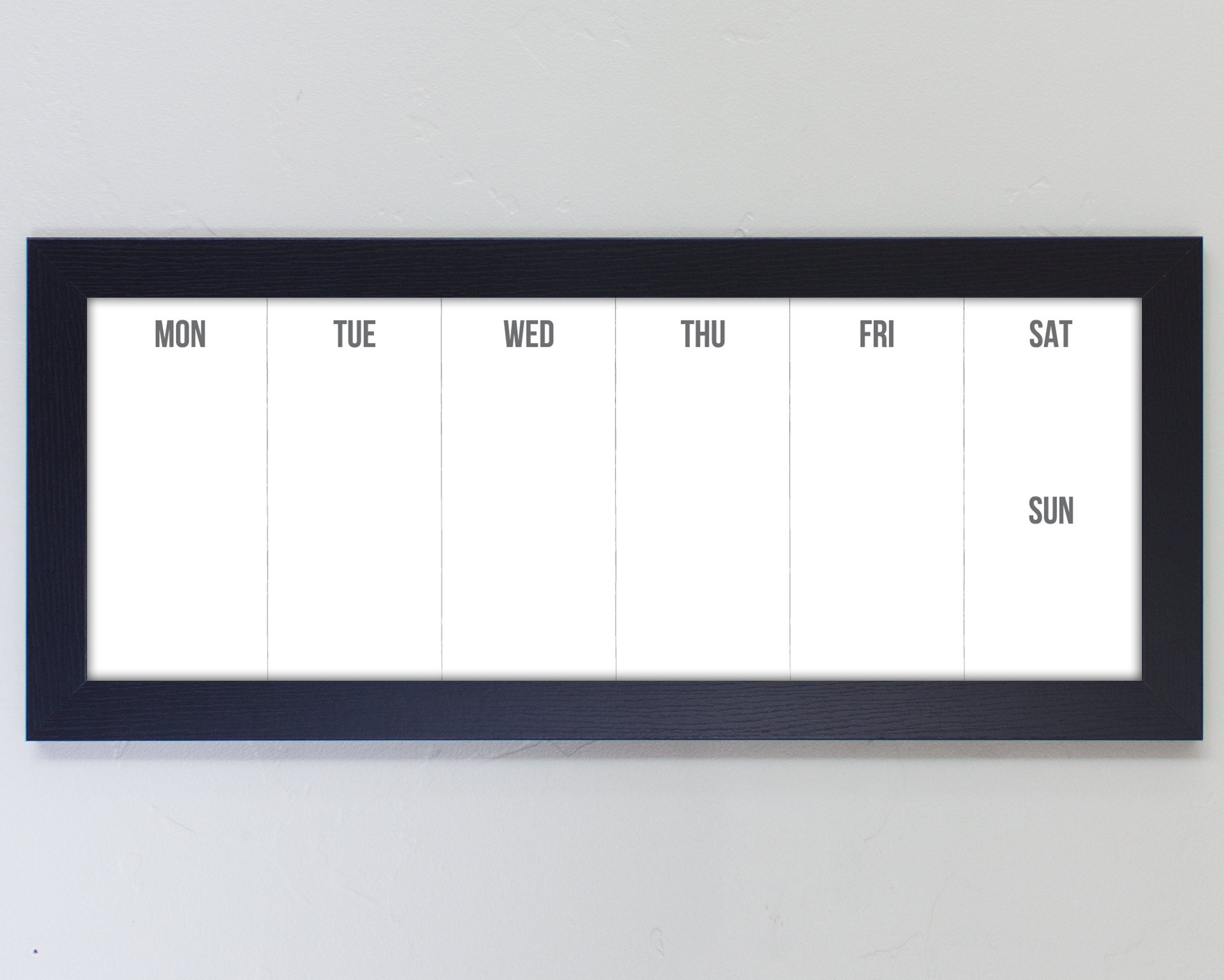 Weekly Menu Board Menu Planner 9x24 or 14x36 board | Etsy