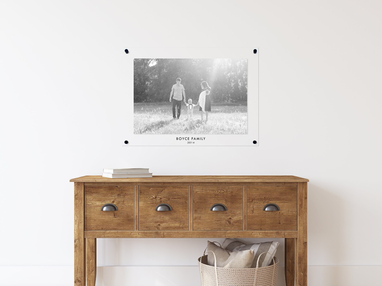 Personalized Acrylic Picture Frame Floating Acrylic Frame | Etsy