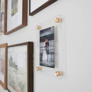 Photo Print With Custom Acrylic Floating Frame | Personalized Photo ...