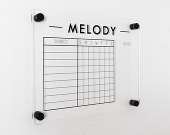 Dry Erase Chart | Etsy