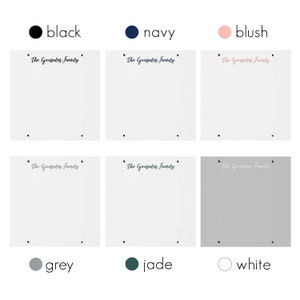 Customized Memo Board Clear Acrylic Message Board Modern Office Note ...