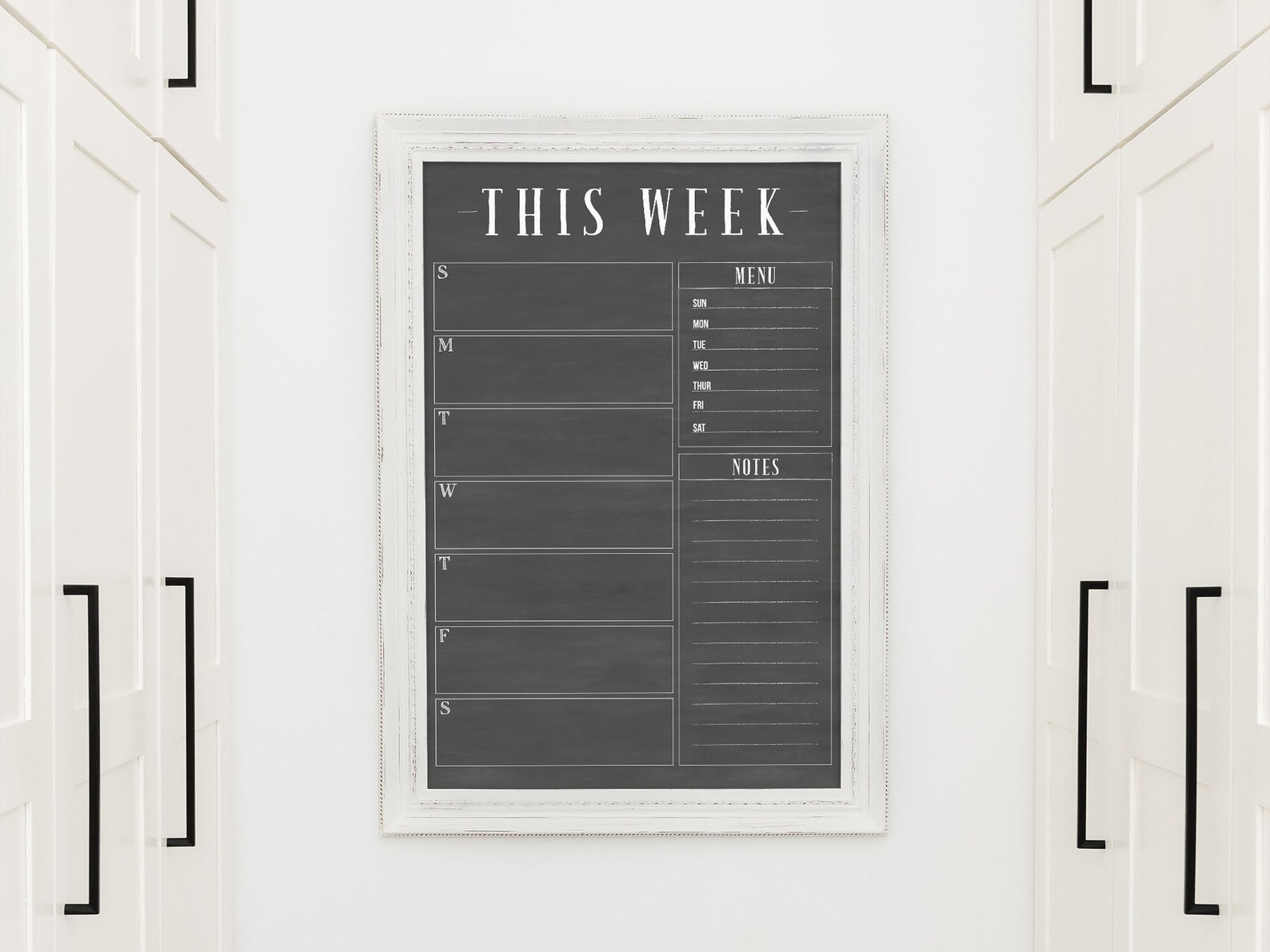 Rustic Large Week Calendar 24x36 Weekly Planner Weekly - Etsy