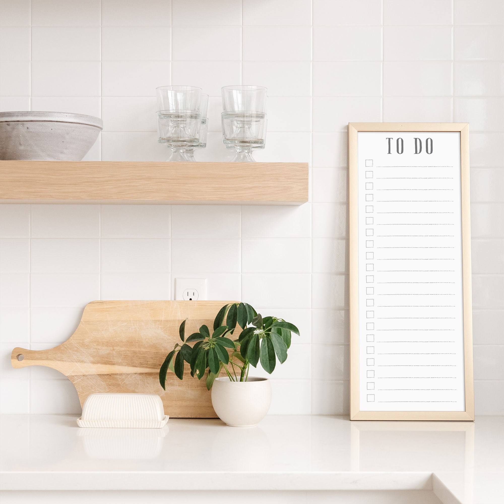 To Do Checklist Whiteboard 9x24 OR 14x36 Dry Erase Framed | Etsy