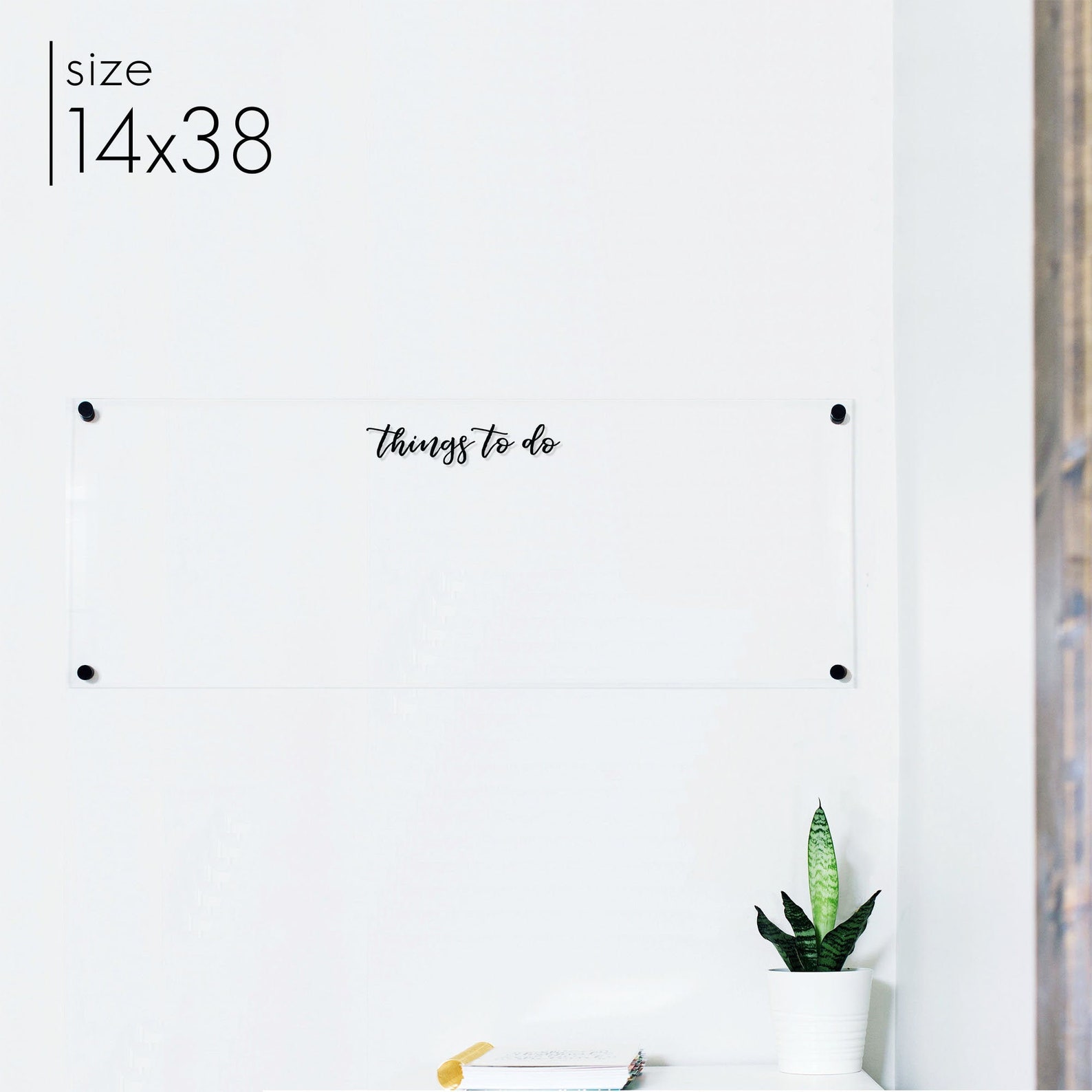 Customized Memo Board Clear Acrylic Message Board Modern - Etsy