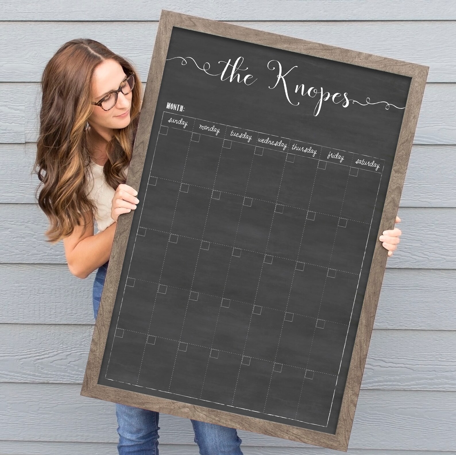 Personalized Calendar Family Calendar 24x36 calendar | Etsy
