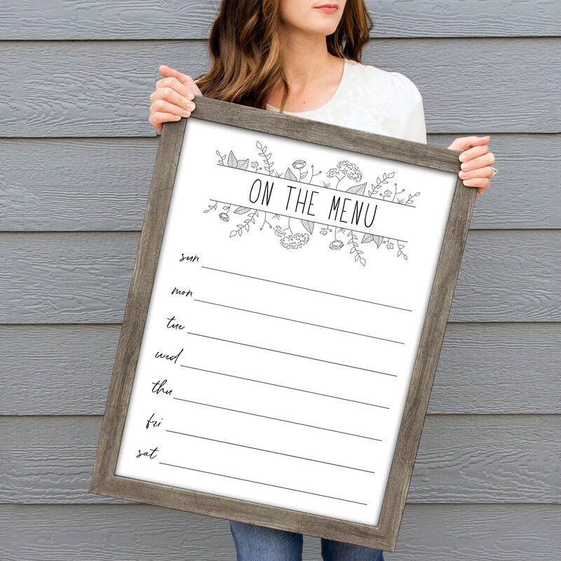 Menu Board for Kitchen - Etsy